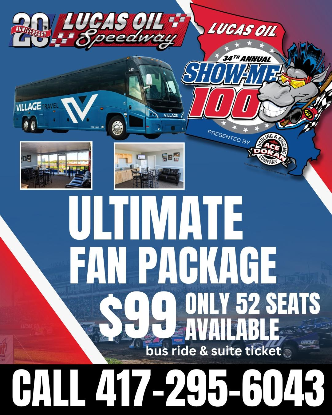 Lucas Oil Speedway offers ‘Ultimate Fan Package’ for Show-Me 100 ...